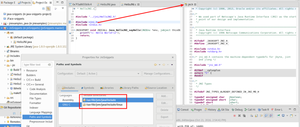 Eclipse For Jni Development And Debugging On Linux Java And C Red 7147