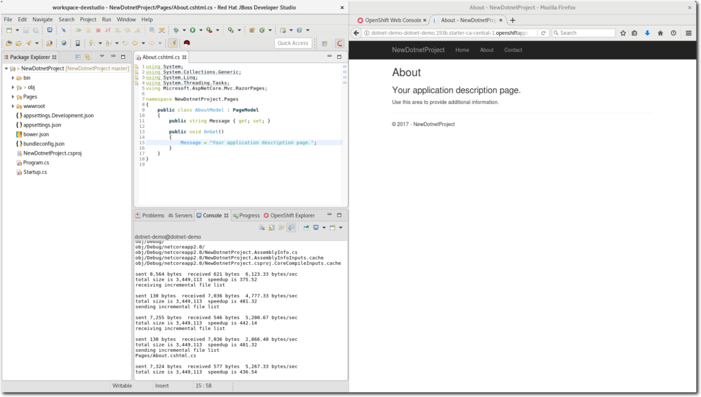 Developing .NET Core 2.0 Web Applications on OpenShift - Red Hat Developer