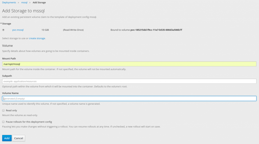 Running Microsoft SQL Server pod on OpenShift - Red Hat Developer