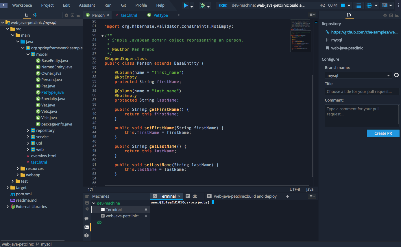 Whats New In Eclipse Che Rhd Blog 