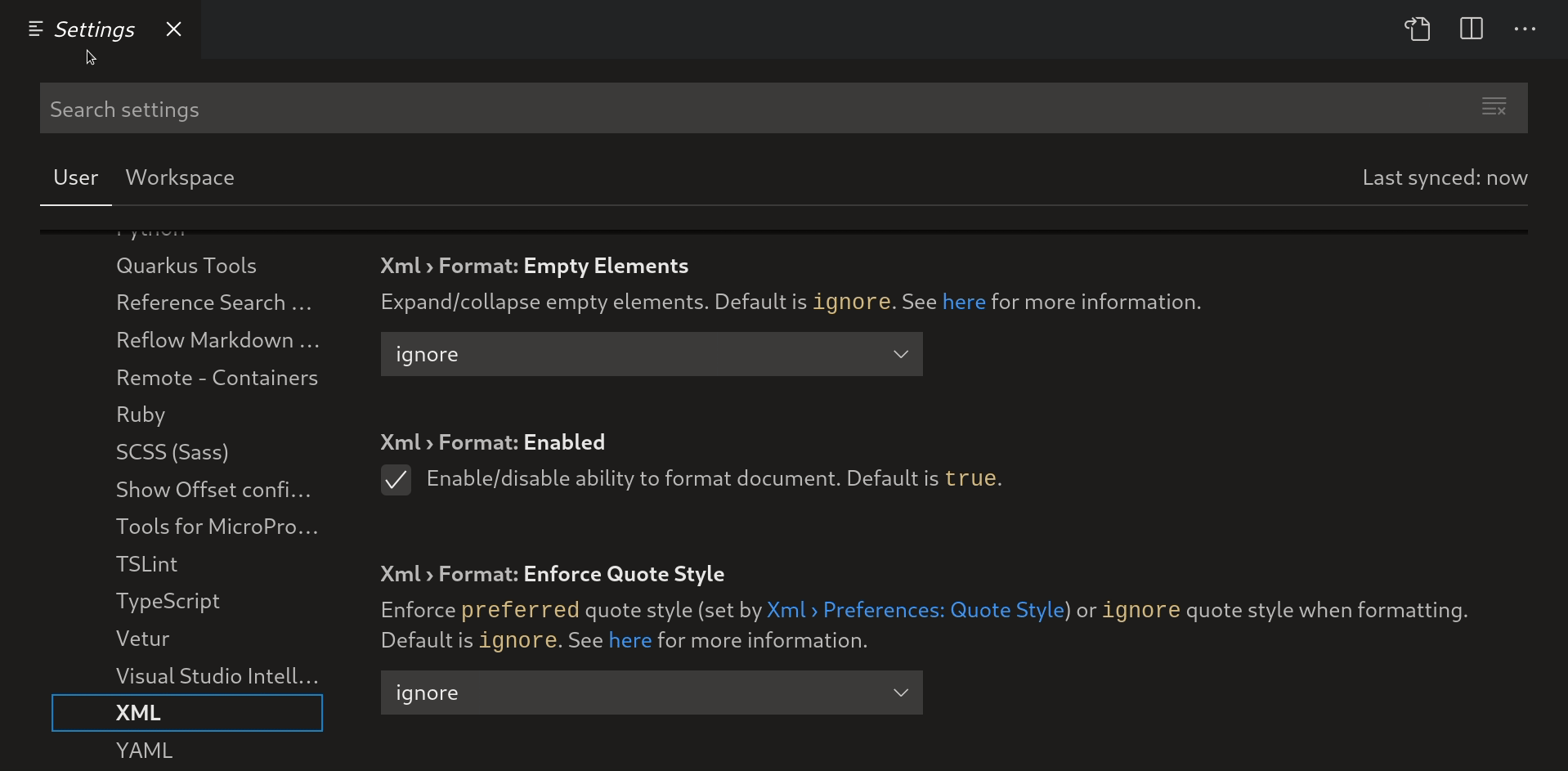Vscode xml 0 14 0 A More Customizable XML Extension For VS Code Red 