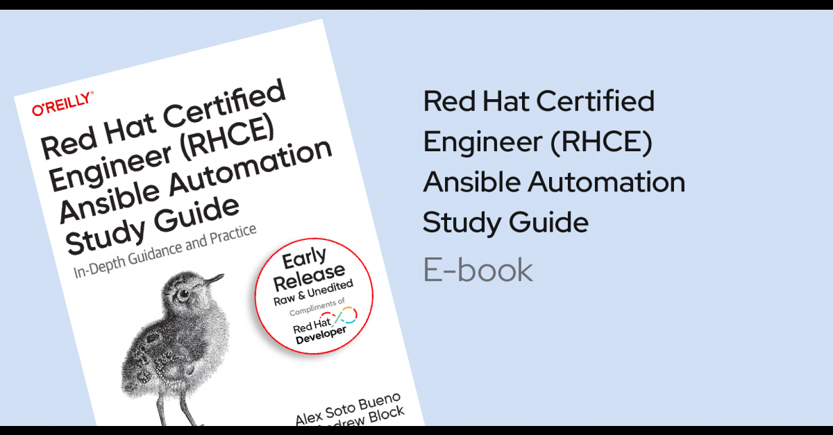 Red Hat Certified Engineer (RHCE) Ansible Automation Study Guide | Red ...