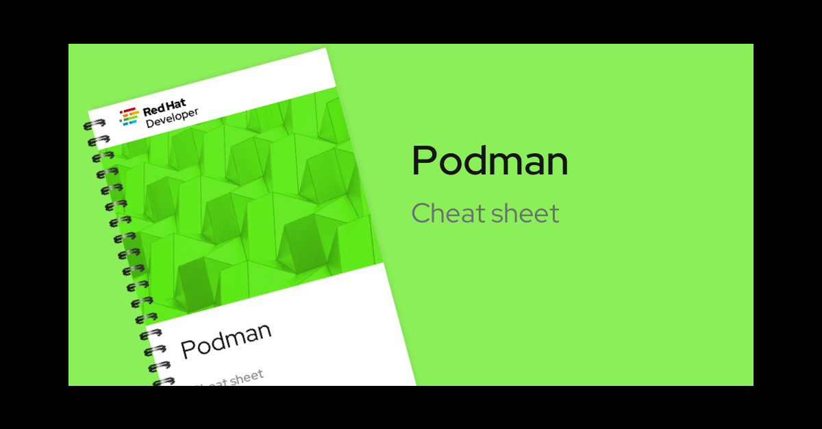 Podman Cheat Sheet Red Hat Developer